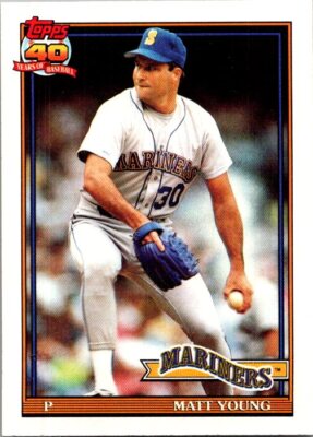 1991 Topps #108 Matt Young | eBay