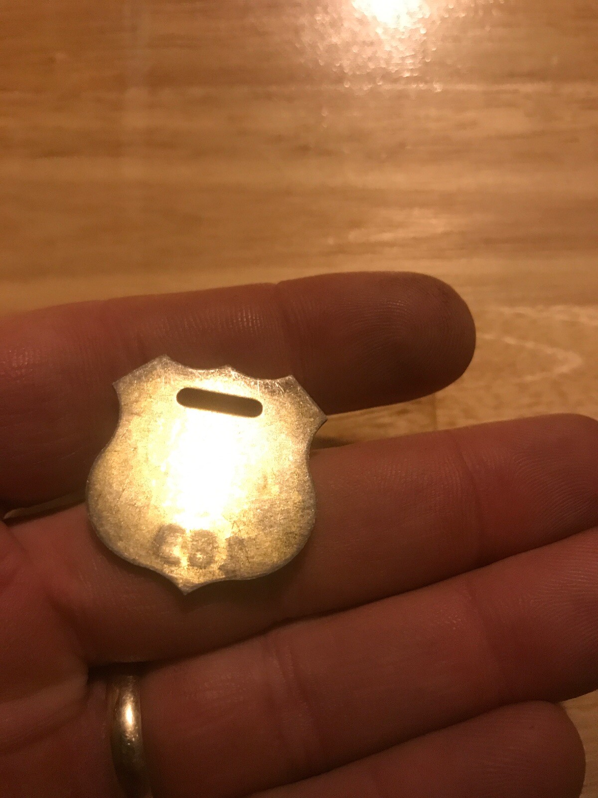 Winchester Firearms Inspector Inspection Tag SOLID METAL Gunsmith ...