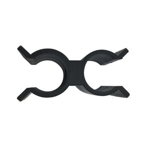 3PCS Plastic Double U-type 25mm Pipe Clamp Tube Support Garden ...