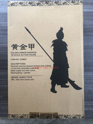 Kunch Toys Jay Chou Golden Armor Warrior 1/6 Action Figure Model ...