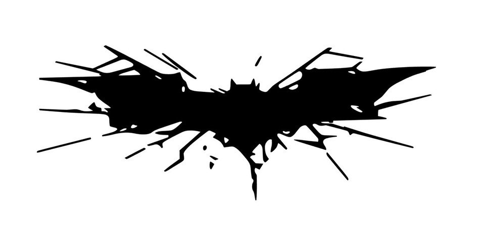 DARK KNIGHT CRASHING Smashing Batman Rises Vinyl Decal Sticker Laptop ...