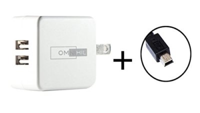 Replacement 2-Port USB Charger+MINI-USB for AUVON Rechargeable TENS ...