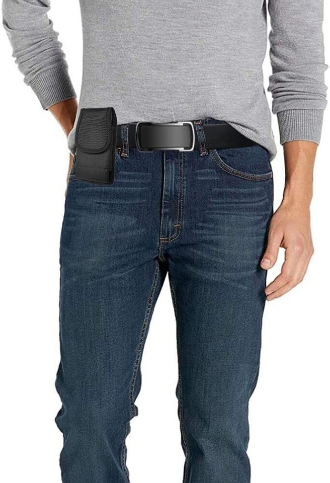 Extra Large Vertical Nylon Belt Clip Phone Case Holster For iPhone For ...