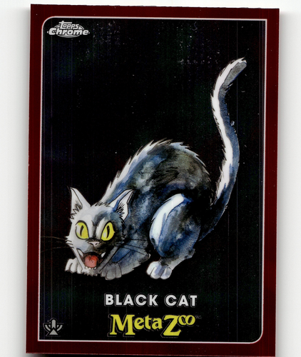 Base - MetaZoo Black Cat Topps Chrome Series 0 #7 Silver | eBay
