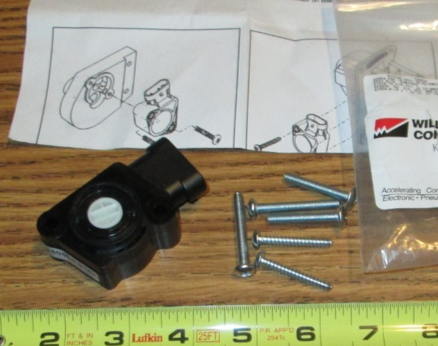 GENUINE WILLIAMS CONTROLS, 134030, 134143 PEDAL SENSOR ~ (2592857C91 ...