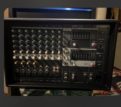 Yamaha EMX512sc Powered Mixer 500-Watt Per Channel Tested Works | eBay