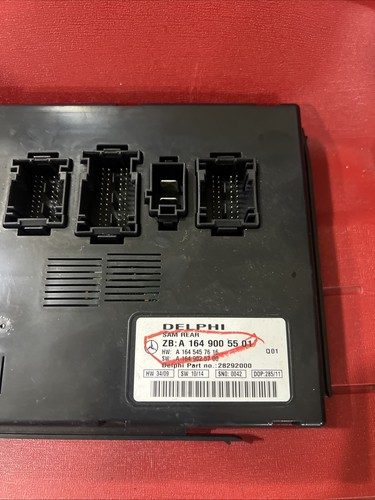 Mercedes W164 ML350 R350 Rear SAM Module Control Unit Signal ...