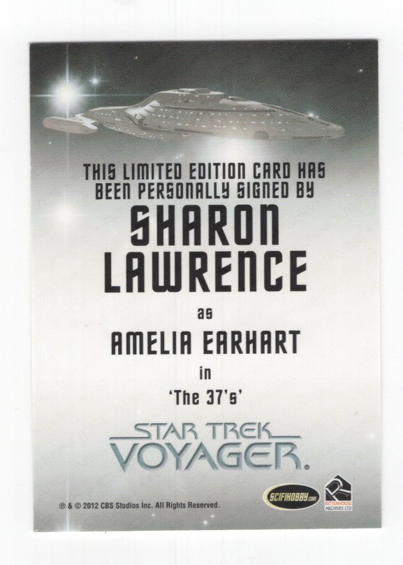 Star Trek Voyager Quotable 2012 Autograph Card Sharon Lawrence Ameilia ...