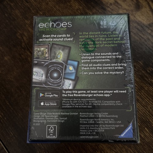 ECHOES THE MICROCHIP AUDIO MYSTERY GAME SOLVE IT 1-6 PLAYERS 4005556208173| eBay