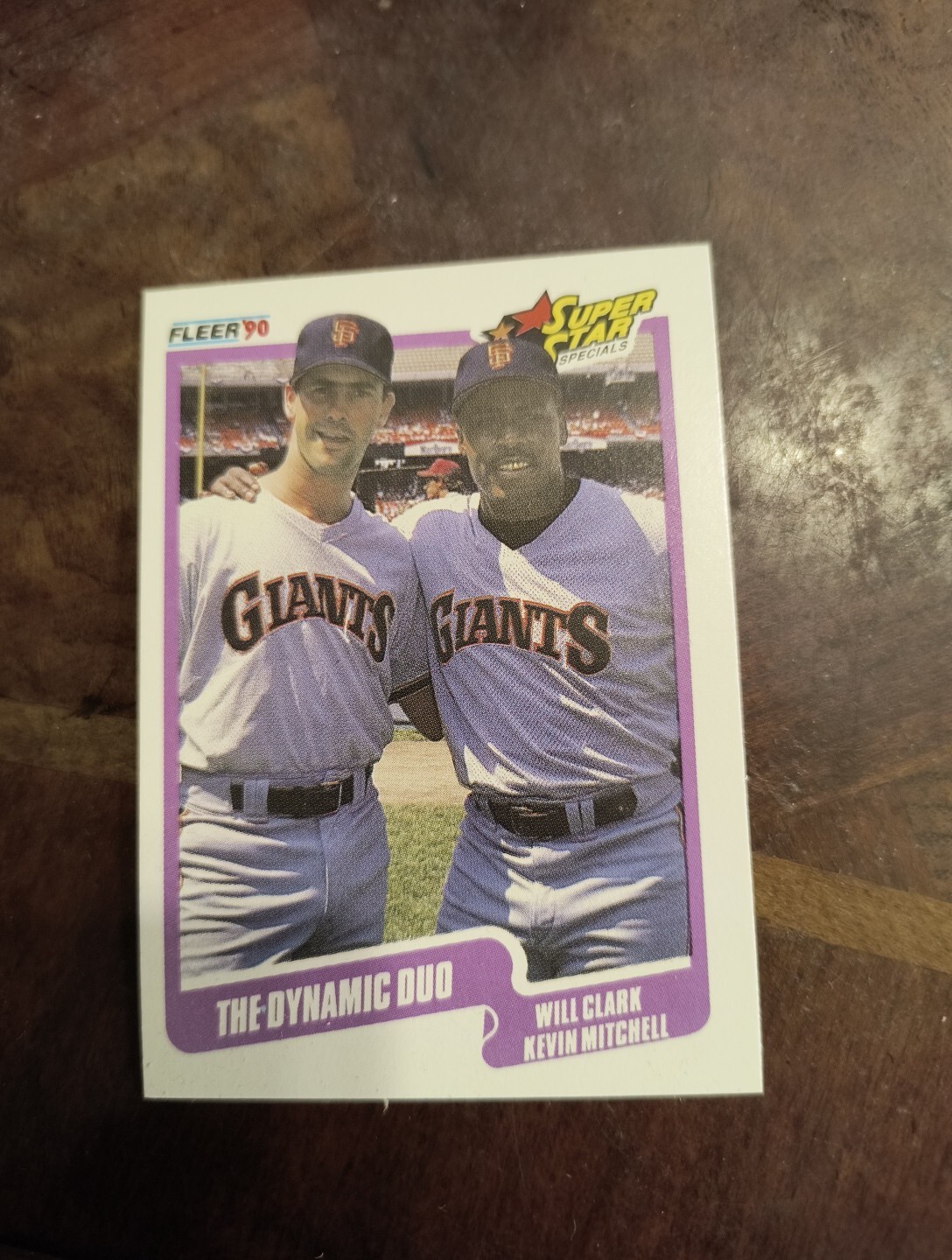 1990 Fleer - Super Star Specials #637 Will Clark, Kevin Mitchell for ...