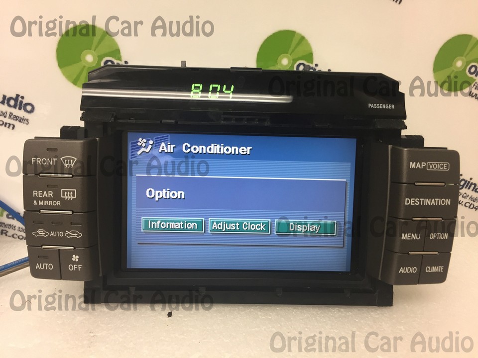 Lexus LS430 Navigation GPS System Information Display Screen Monitor ...