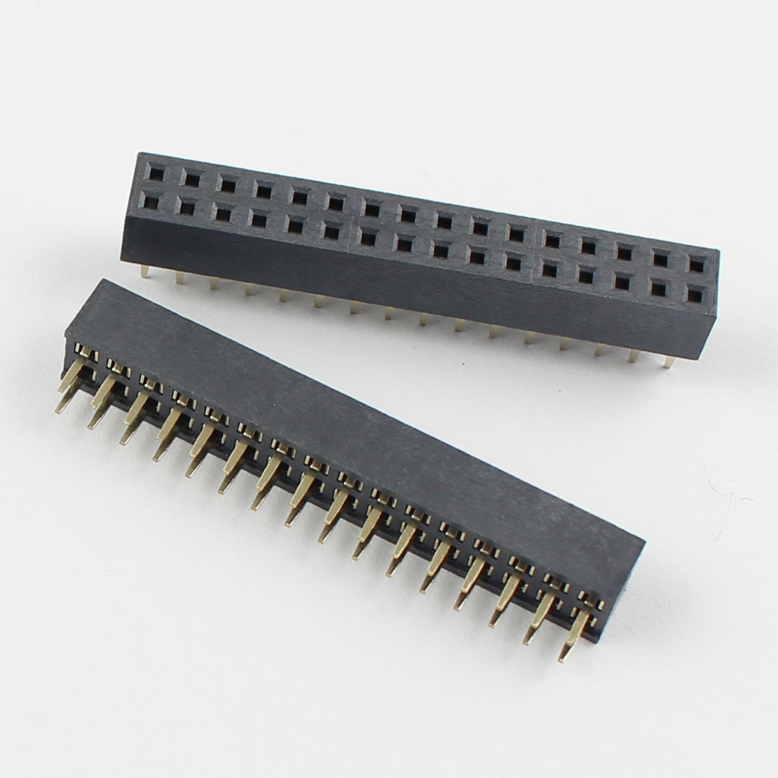 10Pcs 2mm 2x16 Pin 32 Pin Female Double Row Straight Pin Header Strip ...