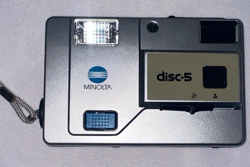 Vintage 1980’s Minolta Disc 5 Flash Camera Photography untested Free ...