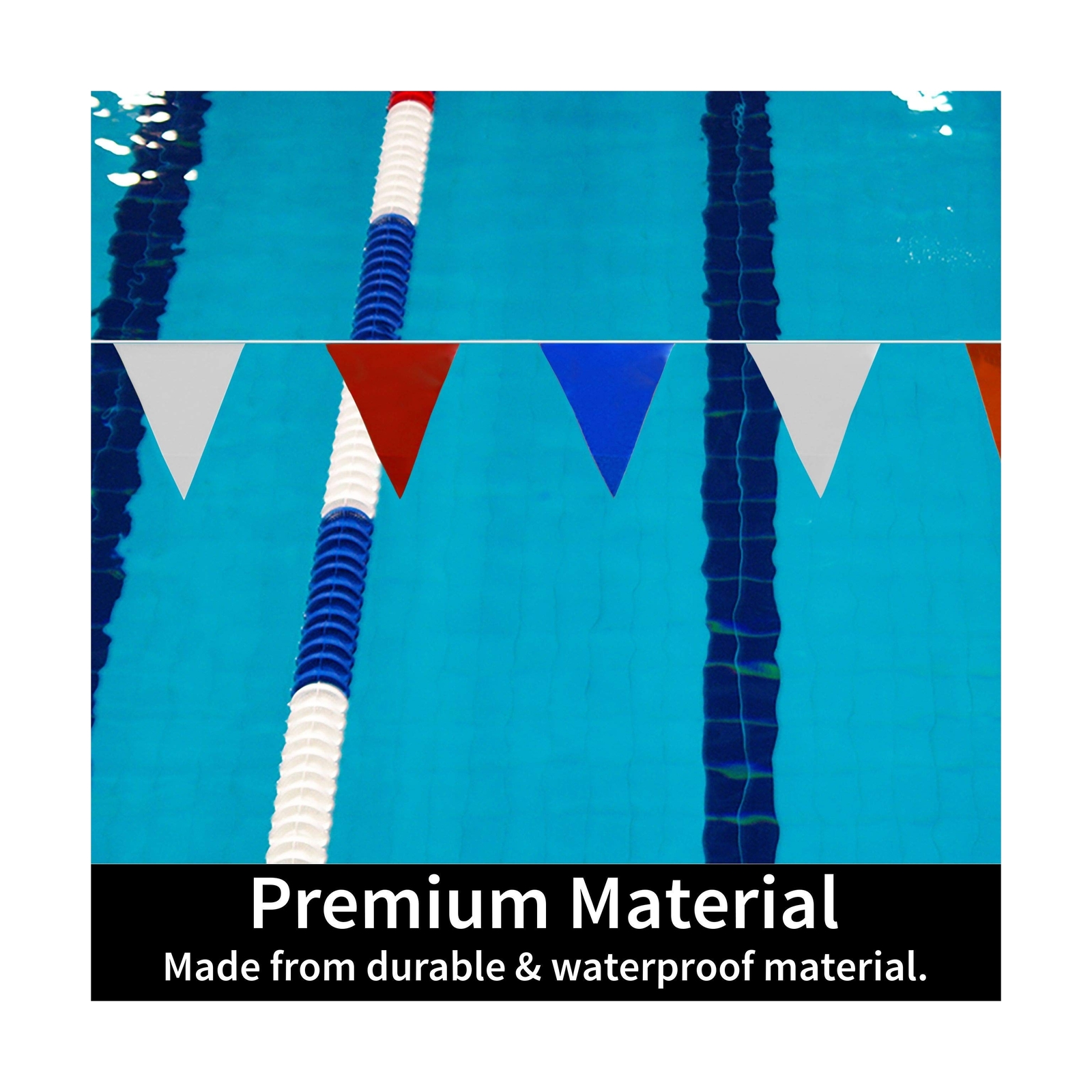 Water Gear Backstroke Flags - Meets All Regulations - Heavy-Duty Vinyl ...