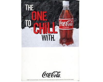 Coca Cola Soda Sign 1999 Vintage Store Advertising Window Cling NOS ...