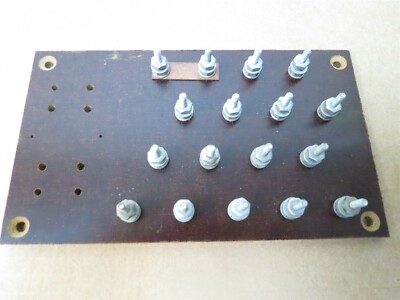17 Point #632 Micarta Electric Terminal Board Block WWII Aircraft ...