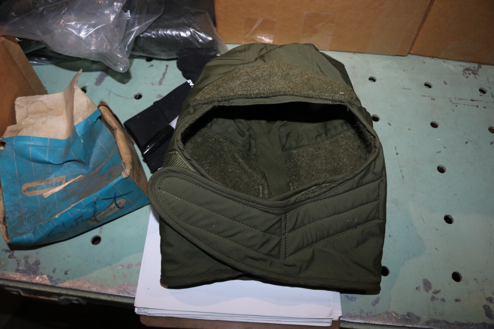 NOS USGI cold weather insulating helmet liner cap sz 7 1/4 OD 70s 80s ...