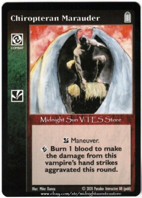 Chiropteran Marauder 2020 BCP V:TES VTES Vampire CCG | eBay