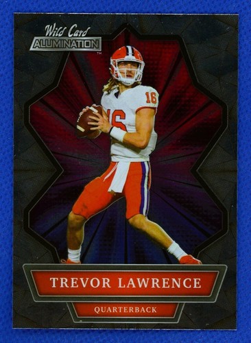 2021 Trevor Lawrence Wild Card Alumination ABC-1 Clemson Jacksonville ...