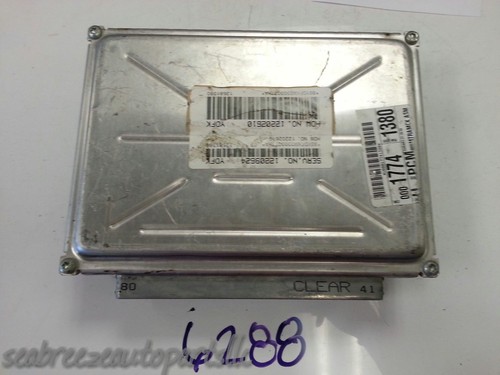01-02 CHEVROLET CAMARO 12209624 COMPUTER BRAIN ENGINE CONTROL ECU ECM ...
