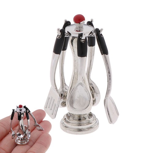 6Pcs/Set 1:12 Dollhouse Miniature Cookware Tools Dollhouse Kitchen ...