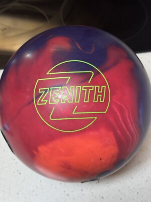 Brunswick Zenith Solid Bowling Ball 15 lbs Preowned Single Drill | eBay