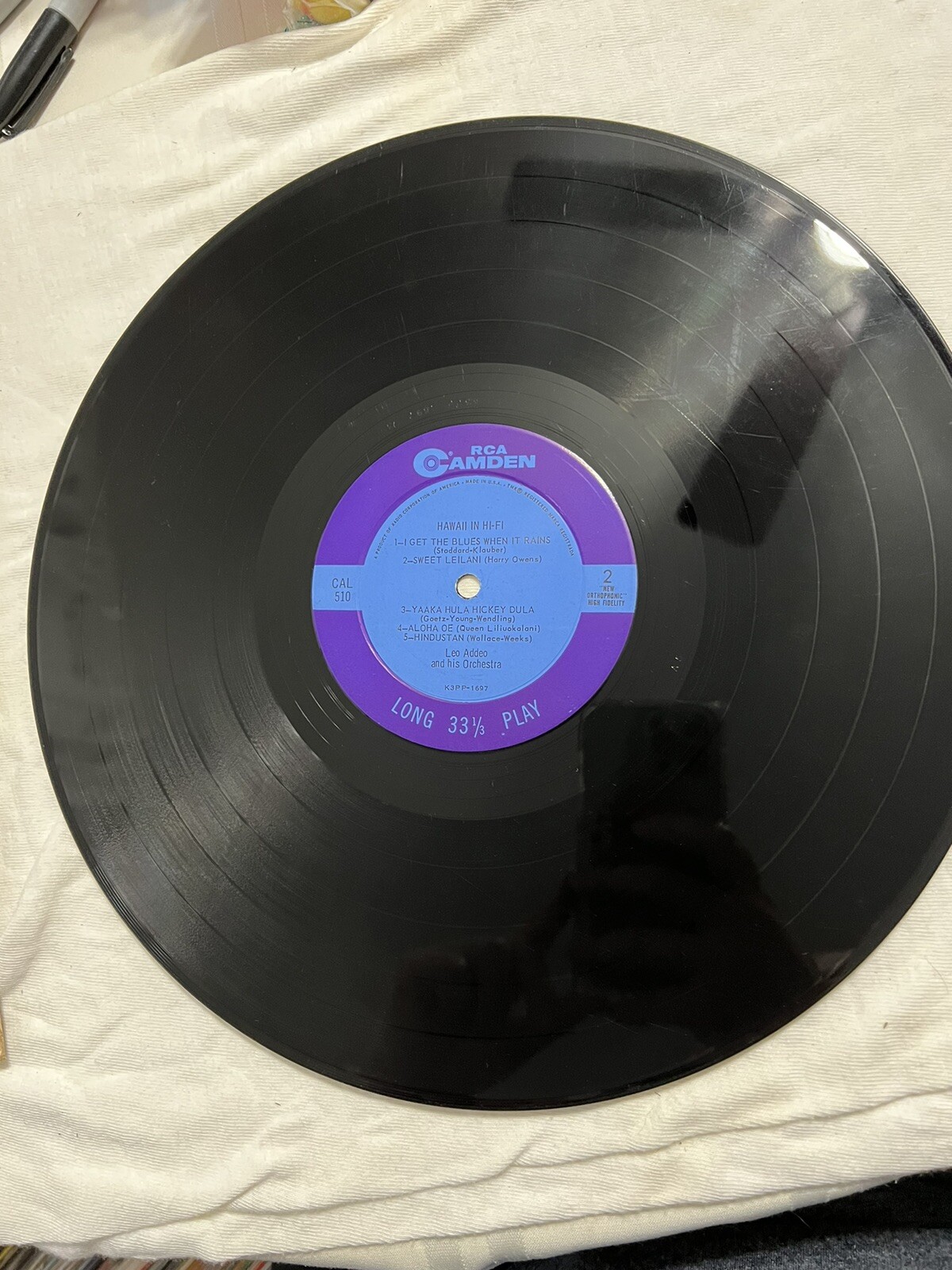 Leo Addeo Hawaii In Hi-Fi vinyl LP RCA Camden records CAL 510 1959 | eBay
