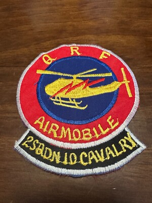 Vintage US Army 2nd Squadron 10th Cavalry QRF Airmobile Patch | eBay