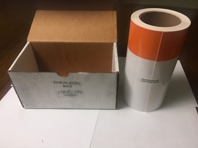 DuraLabel 9000 9" x 70' Orange on White 99-4250 | eBay