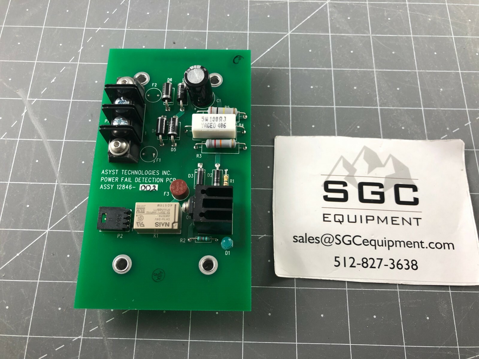 Asyst 12846-002 Power Fail Detection PCB ASSEMBLY | eBay
