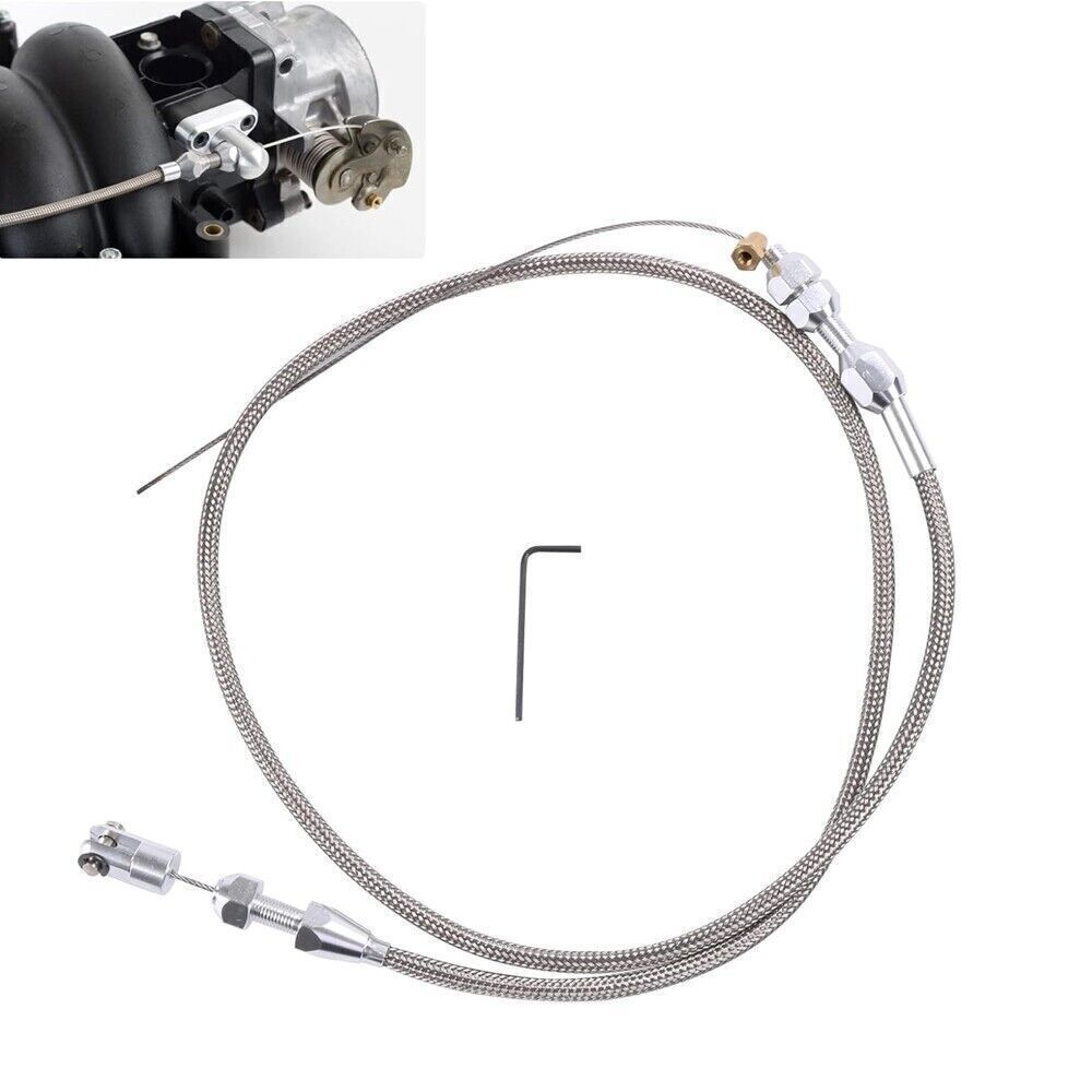 36" Length Adjustable Car Auto Throttle Cable Accelerator Cable ...