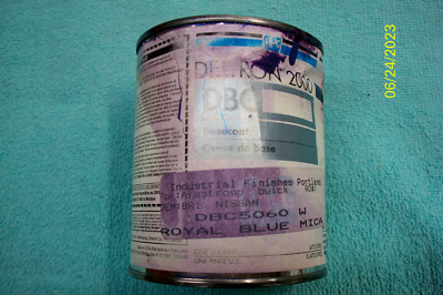 Nissan BR1, Royal Blue PPG Deltron Base Coat 3/4 Pint Unreduced 1995-96 ...