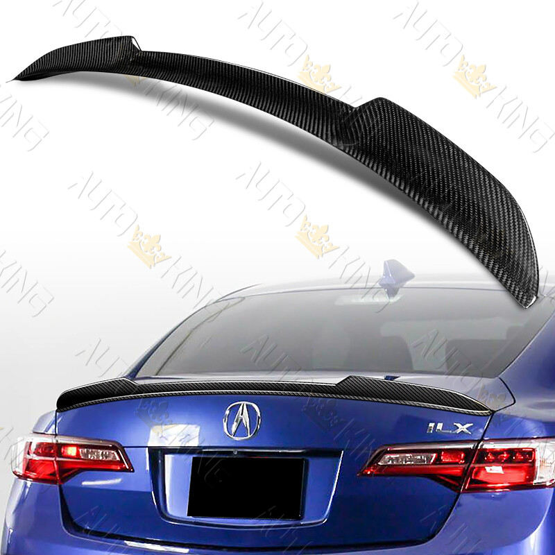 FIT 13-22 ACURA ILX SEDAN V-STYLE REAL CARBON FIBER REAR TRUNK LID ...