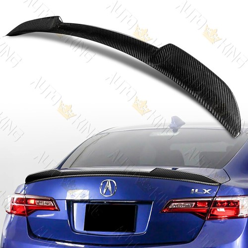 FIT 13-22 ACURA ILX SEDAN V-STYLE REAL CARBON FIBER REAR TRUNK LID ...