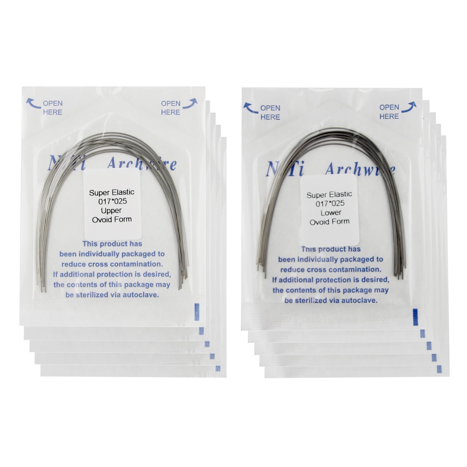 100PCS Dental Orthodontic Arch Wire Niti Super Elastic Round ...