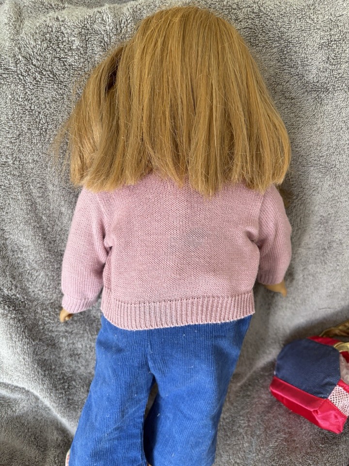 VTG 2001 AMERICAN Girl Doll KIT KITTRIDGE red hair, green eyes ...