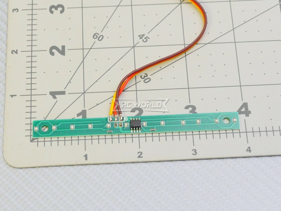 1/10 RC LED Scanner KNIGHT RIDER Effect Light Bar RED | eBay