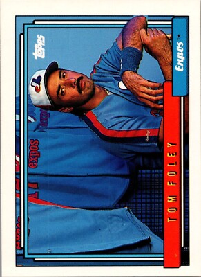 1992 Topps Baseball - #666 Tom Foley | eBay