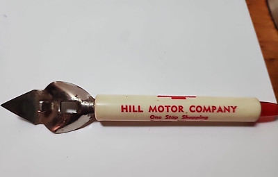 Advertising Bottle Opener Hill Motor Company Chevrolet Portage Wi ...