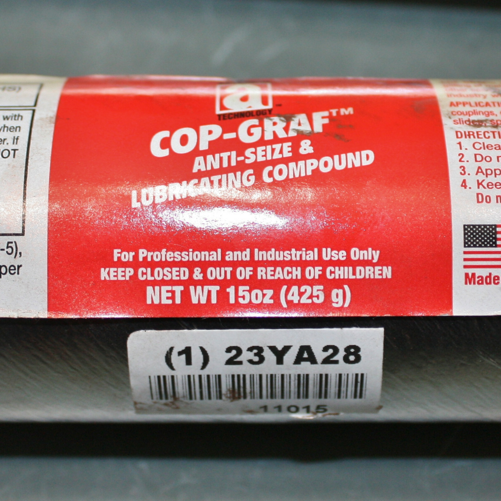 (6) Cop-Graf Anti-Seize Copper & Graphite Paste 11015, 15 oz Cartridge ...