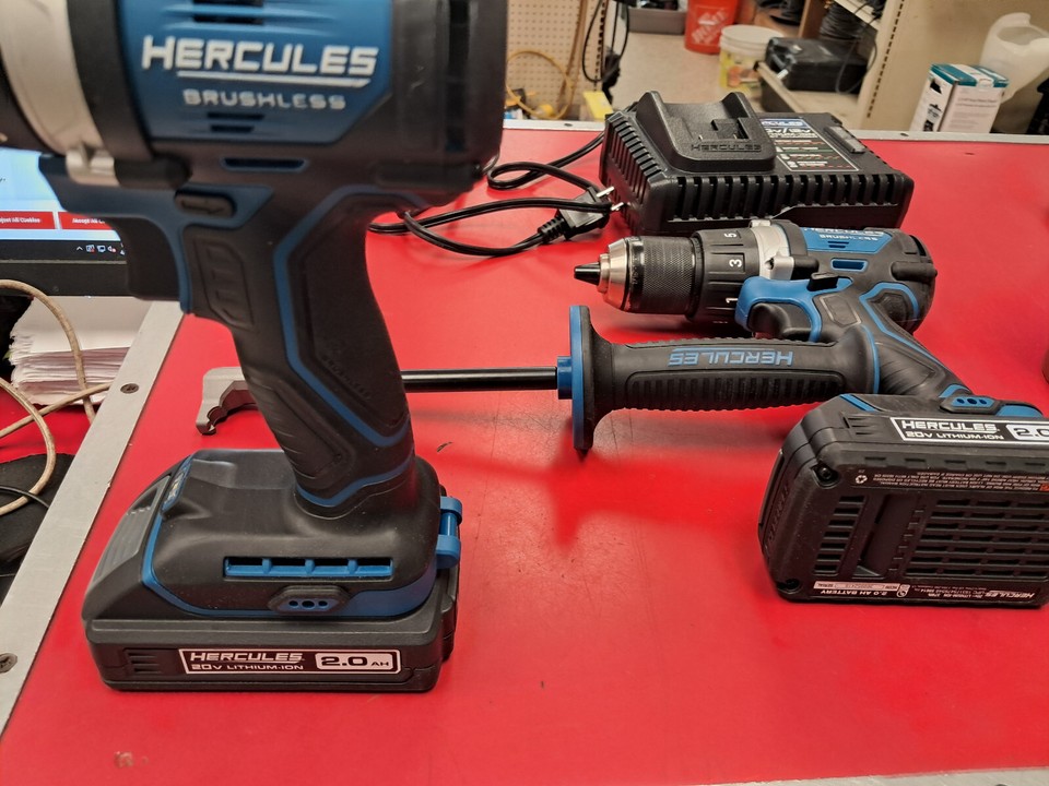 HERCULES 20V Brushless Cordless 1/2 Drill/Driver Kit | eBay