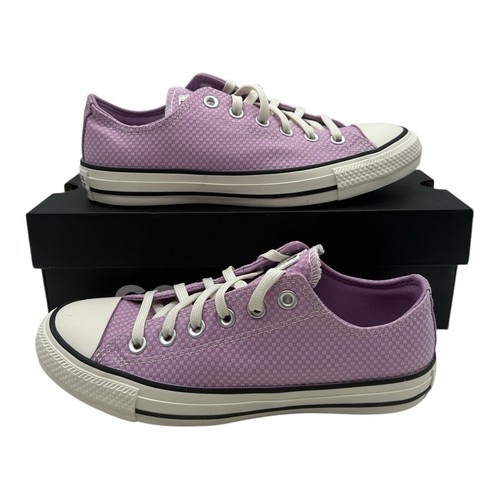 Converse Chuck Taylor All Star Ox Shoes Womens Size 7 Pink Checkered ...