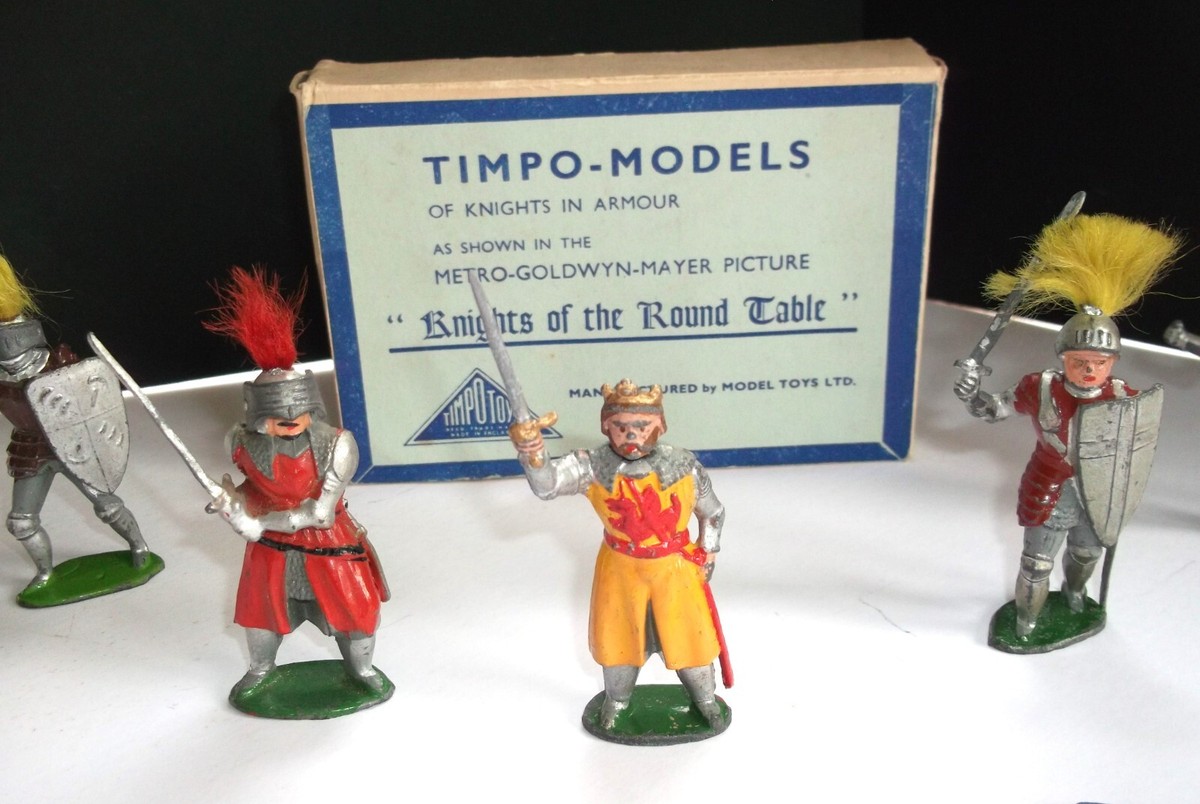 Timpo Knights TIMPO KNIGHTS OF THE ROUND TABLE 10 MOUNTED, SPARE