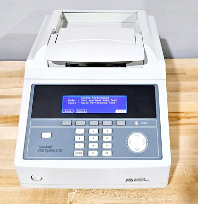 Clean ABI GeneAmp 9700 PCR -Thermal Cycler -N8050200 Gold Block Tested ...