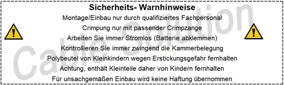 Reparatursatz Stecker Steckverbinder 4-pol. passt zu VW 3B0 972 722 ...
