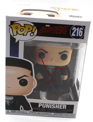 Jon Bernthal Signed Punisher Daredevil Funko Pop 216 w/Beckett COA ...
