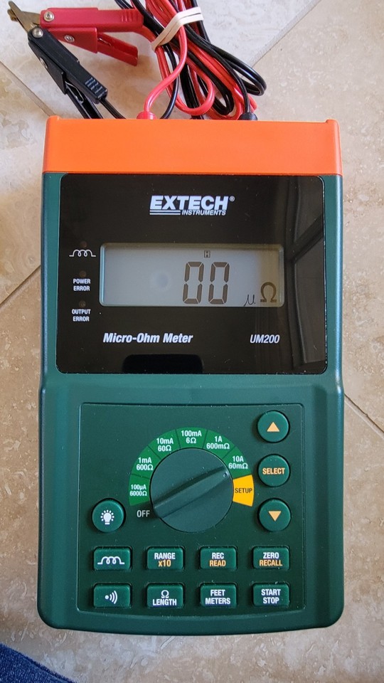 Flir / Extech UM200 - High Resolution Micro-Ohm - Portable Meter | eBay