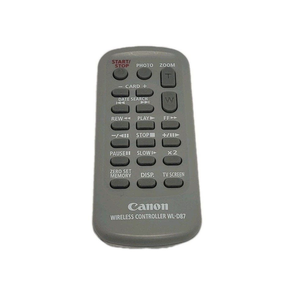 Canon WL-D87 Gray Wireless Remote Control For Canon Camcorder HV10 ...