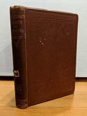 Five Hundred 500 Plans of Sermons ~ Rev George Brooks (1870, Hardcover ...