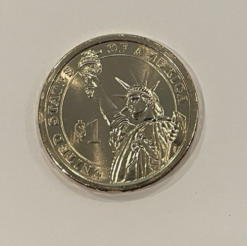 2012 Presidential Dollars Golden Coin Benjamin Harrison | eBay